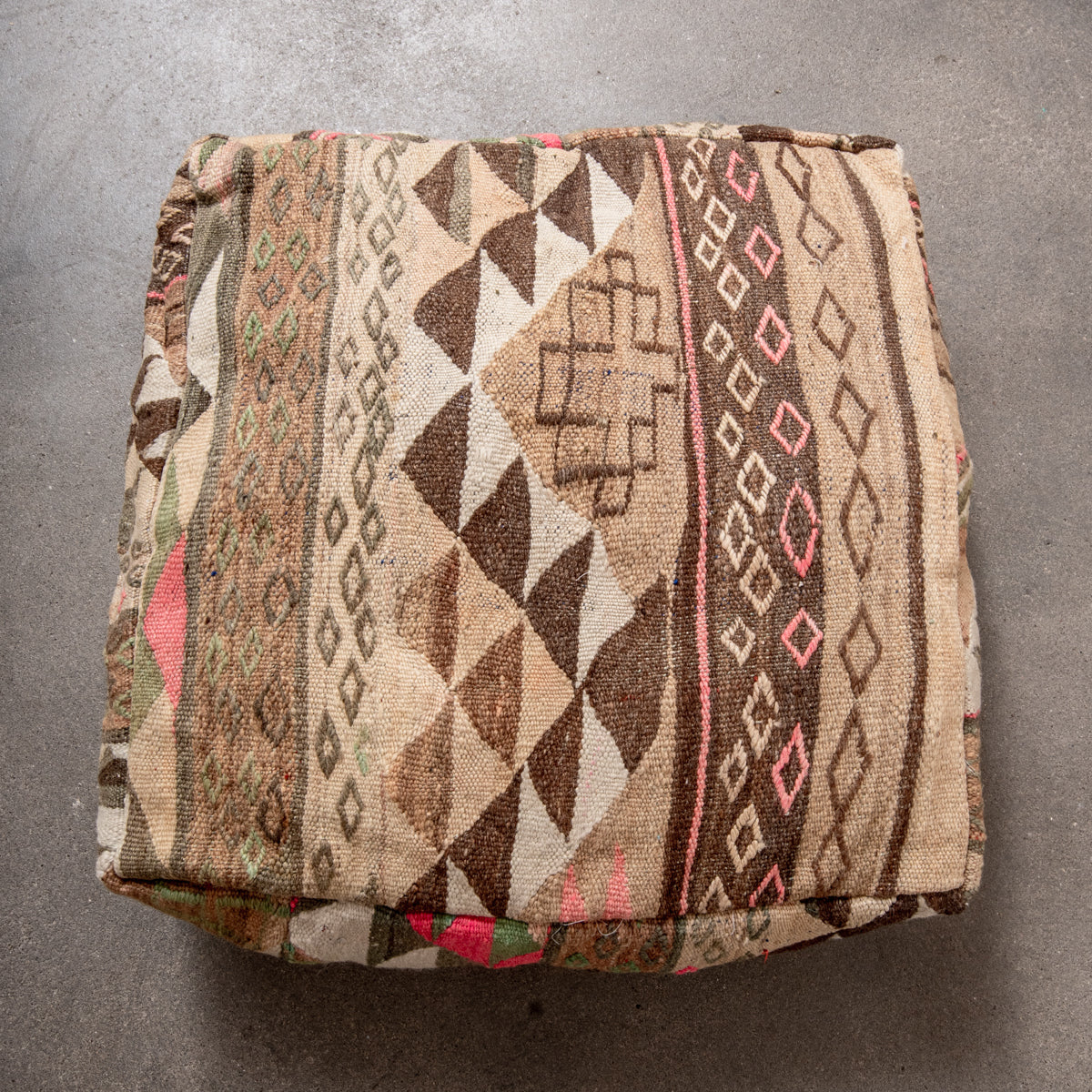Vintage Kelim Pouf "Bechira" – Berberlin